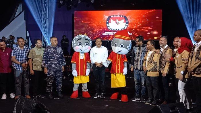 KPU Maluku Tenggara Luncurkan Maskot Pilkada 2024, Namanya Bape dan Marju - Tribunambon.com