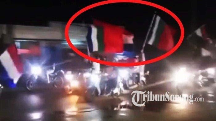 Geger! Bendera RMS Berkibar di Kota Sorong Saat Konvoi Kemenangan ...