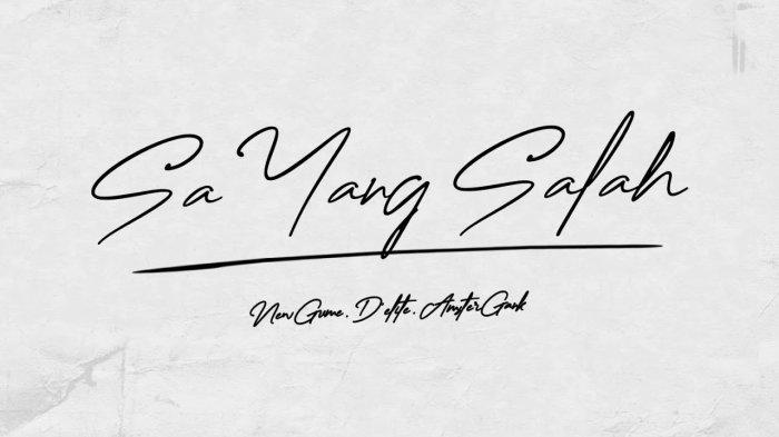 Chord Lagu Ambon Sa yang Salah - New Gvme ft D'Elite & AmsterGank: Tra ...