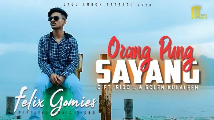 Chord Lagu Ambon Orang Pung Sayang - Felix Gomies: Mungkin Takdir ...
