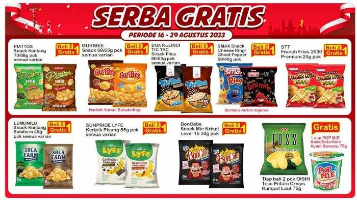 Promo Indomaret Super Hemat Mingguan 16 - 22 Agustus 2023: Aneka Snack ...