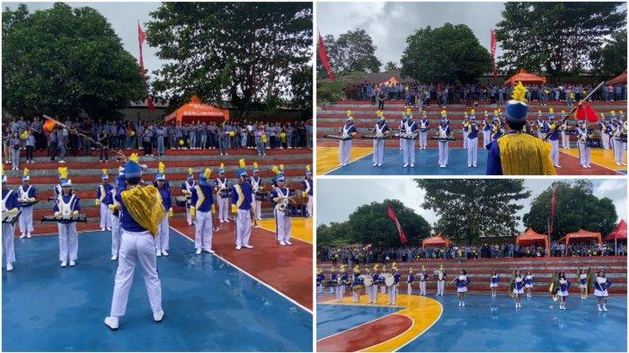 Grup Marching Band SMA Negeri 4 Ambon Diluncurkan Tepat di Moment HUT ke-44 - Tribunambon.com