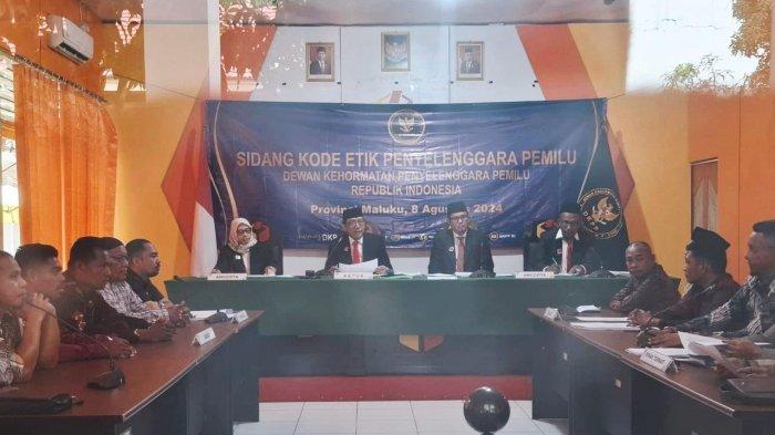 DKPP Gelar Sidang Kode Etik Penyelenggara Pemilu di Bawaslu Maluku - Tribunambon.com