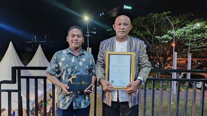 Tarian Hela Rotan Aboru Terima HaKI pada Malam Anugerah Pesona ...