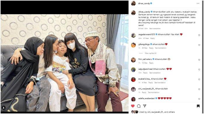 Sempat Hilang saat Gempa di Cianjur, Adik Dinar Candy Berhasil ...