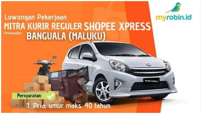 Lowongan Kerja sebagai Mitra Kurir Reguler Shopee Xpress, Penempatan ...