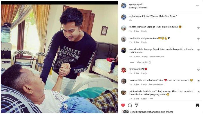 Egha Prayudi Unggah Kondisi Tukul Arwana, Tampak Lebih Sehat - Tribunambon.com