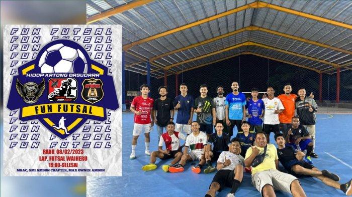 Tiga Komunitas Motor di Ambon Beradu Ketangkasan di Lapangan Futsal ...