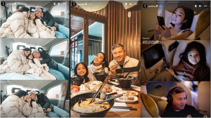 Potret Gading Marten Liburan Bareng Gisel dan Gempi: Request Nona Gempita Nota Marten ...