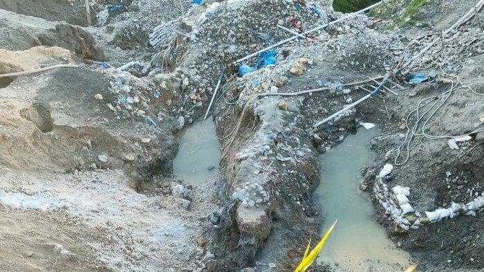 Akhirnya Area Tanah Merah Tambang Emas Gunung Botak Ditertibkan Aparat - Tribunambon.com