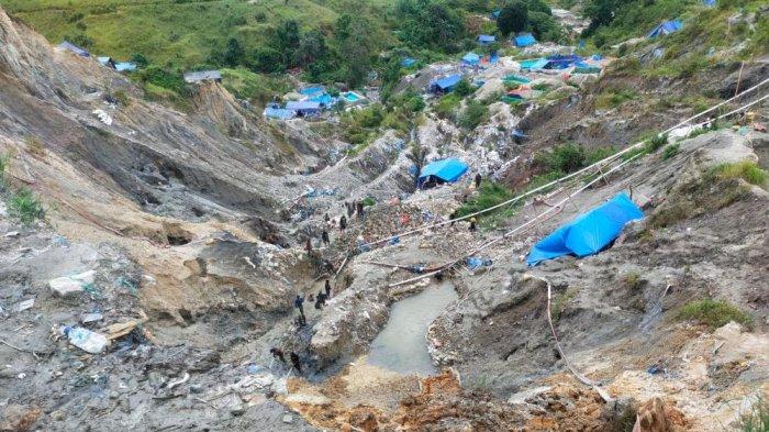 Satu Area di Tambang Emas Gunung Botak Ini Tak Pernah Ditertibkan - Tribunambon.com