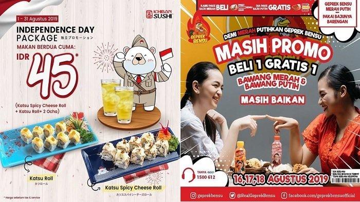 22 Promo Nasional di Hari Kemerdekaan Ke-74 RI, Ada Hokben, Pizza Hut ...