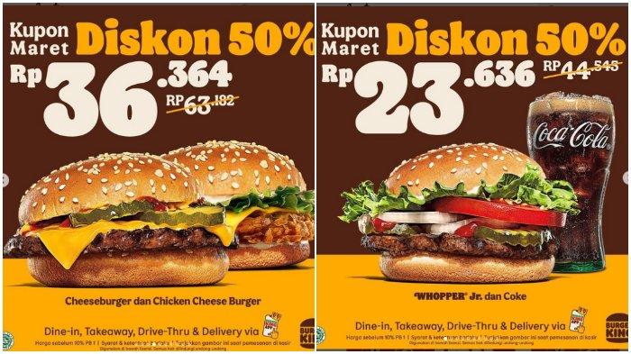 Kupon Diskon 50% dari Burger King, Berlaku Sampai 30 Maret: 2 BBQ Beef ...