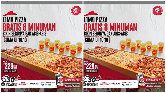 Promo Limo Pizza: Gratis 8 Minuman, Cuma di 10.10 Harga Mulai Rp 229. ...
