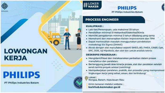 PT Philips Industries Buka Lowongan Kerja: Pendidikan S1 Jurusan ...