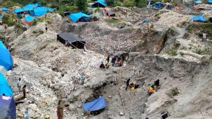 Mas Win Jadi Tersangka Tambang Emas Tanpa Izin di Gunung Botak, Ini Motifnya - Tribunambon.com