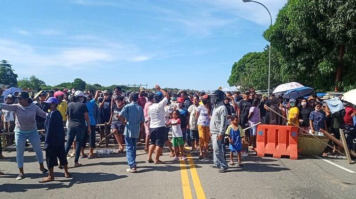 Demo Sengketa Lahan dengan TNI AU, Warga Tawiri Minta Wali Kota Ambon ...