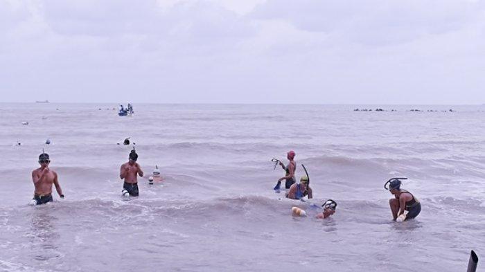 Jerry Arzisio Rebut Juara Kejurda Fin Swimming Nomor Laut Bangka ...