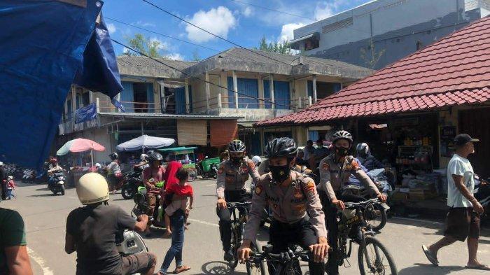 Patroli Sepeda Sampaikan Pesan Kamtibmas Secara Humanis - BaBelnews.id