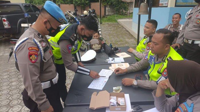 Propam Gelar Gaktiblin Personel Polres Bangka, 17 Polisi Tak Lengkapi Surat Berkendara ...