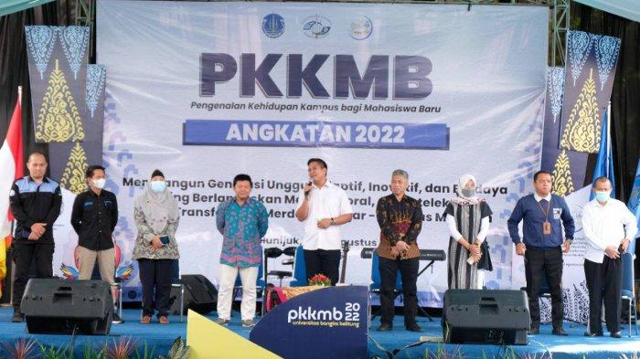 Rektor Minta Tak Ada Perpeloncoan, Pengenalan Kampus UBB dengan Sistem ...