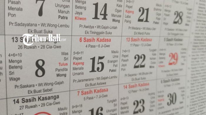 Kalender Bali Besok 30 Desember 2024, Senin Umanis Bala: Hari Baik Untuk Membuat Keris - Tribun ...