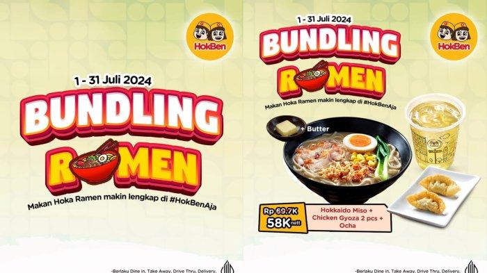BARU! Promo HokBen 2-30 Juli 2024, Spicy Ramen + Chicken Gyoza 2 Pcs + Cold Ocha Rp 60 Ribu ...