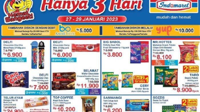 KATALOG Lengkap Promo JSM Indomaret 27-29 Januari 2023, Telur Susu Beras Hemat, Irit Pakai QRIS ...