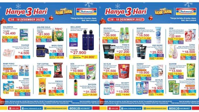 KATALOG Lengkap Promo JSM Indomaret 18 Desember 2022, Serbu Diskon Seru Sambut Akhir Tahun ...