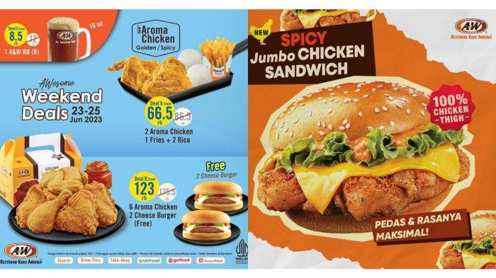 DISKON! Promo AW Restoran 24-25 Juni 2023, Dapatkan 2 Aroma Chicken + 2 ...