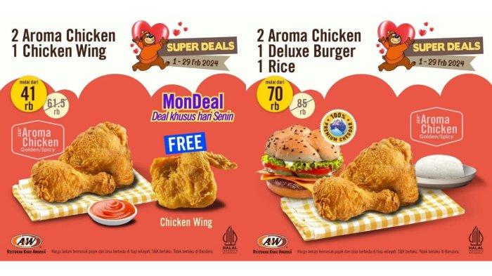 DISKON! Promo AW Restoran Hari Ini 19 Februari 2024, Dapatkan Paket ...