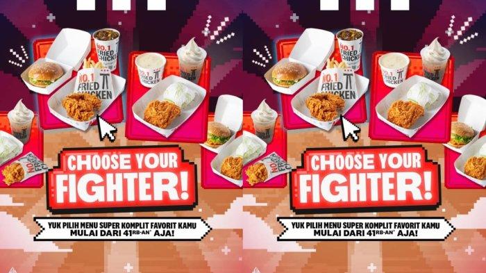 DISKON! Promo KFC Juli 2024, 1 Ayam OR + 1 Nasi + 1 Chicken Strips + 1 ...