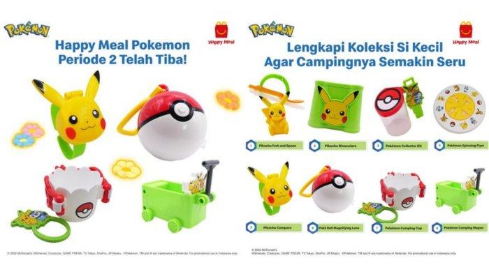 PROMO McD Januari 2023, Dapatkan Paket Happy Meal Pokemon Berhadiah Buku atau Mainan - Tribun ...