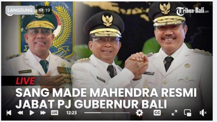 BREAKING NEWS: VIDEO Detik-detik Jelang Sertijab PJ Gubernur Bali 8 ...