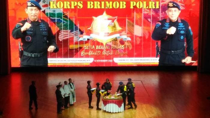 HUT ke-77, Korps Brimob Polri Ajak Doa Bersama FKUB di Bali, Ini Pesan Dankorps - Tribun-bali.com