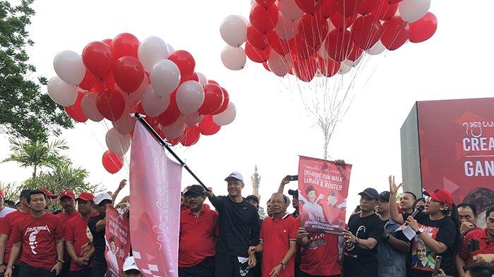 Creative Fun Walk Bersama Ganjar Pranowo dan Wayan Koster di Bali ...