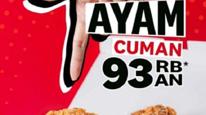 SENIN SERU! Promo KFC 14 Agustus 2023: 7 Ayam Goreng Cuma Rp93 Ribuan Aja - Tribun-bali.com