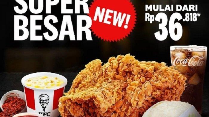 HAPPY SUNDAY! Promo KFC Hari Ini 10 September 2023 Super Besar New 2 ...