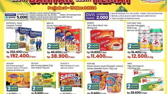 HARGA Bahan Dapur di Indomaret Alfamart Hypermart 7-8 Maret 2024: Mi ...