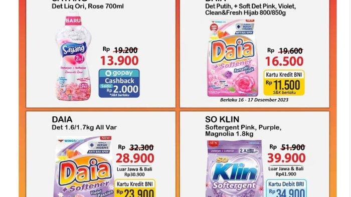 HARGA Deterjen di JSM Alfamart Indomaret Hari Ini 16 Desember 2023 ...