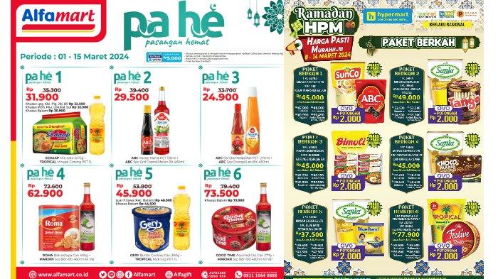 HARGA Sembako Hari Ini 9-15 Maret 2024 di Promo JSM Alfamart Superindo ...