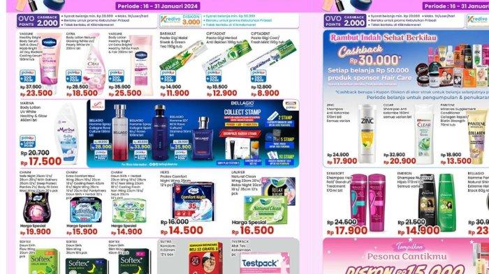 HARGA Skincare MakeUp di Indomaret Superindo 30-31 Januari 2024: Marina HBL Jumbo Cuma Rp17 ...