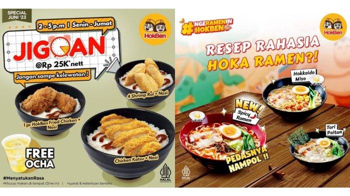 HEMAT! Promo HokBen Juni 2023, Beli Rice Bowl Gratis Cold Ocha, Paket Hoka Ramen Rp 58.000 ...