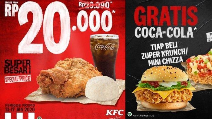 Happy Friday! Promo KFC 16 Juni 2023: Kenyang Berdua 2 Ayam + 2 Nasi + 2 Aqua Rp40 Ribuan ...