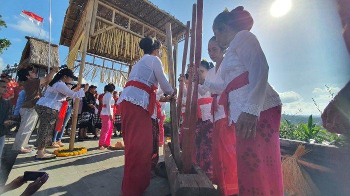 Hari Pertama Pelaksanaan Festival Jatiluwih Bali, Atraksi Tebuk Lesung ...