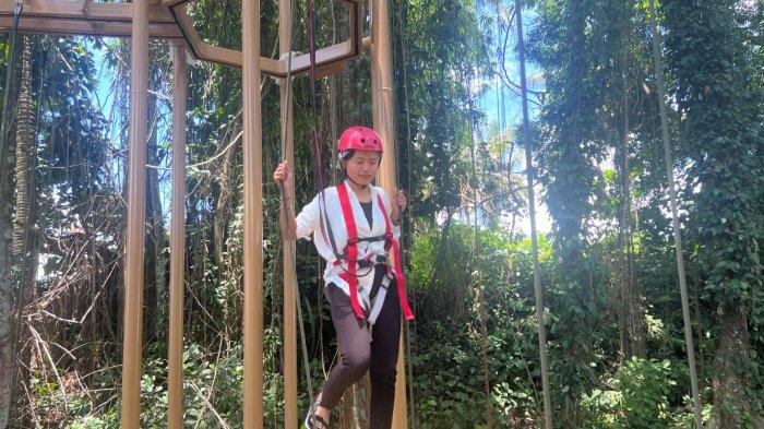 Destinasi Wisata Bali, Hadir di Ubud Bali, Houbii Spot Wahana Rope ...