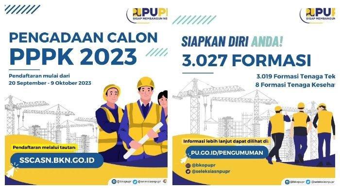 INFO Seleksi PPPK Kementerian PUPR 2023: Ada 110 Formasi untuk Lulusan SMA/SMK, Gaji Capai Rp6 ...