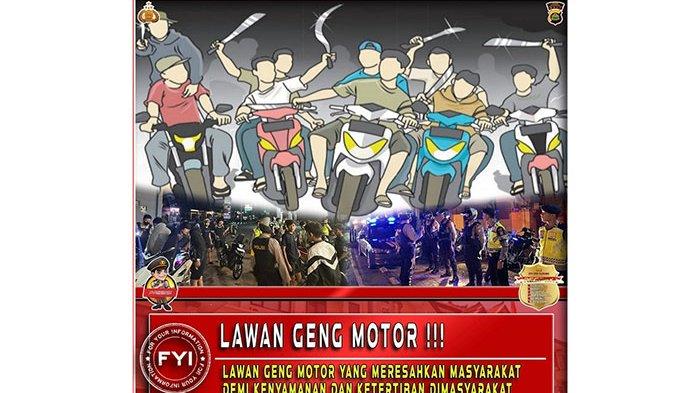 Polres Badung Minta Masyarakat Ikut Lawan Geng Motor yang Meresahkan - Tribun-bali.com
