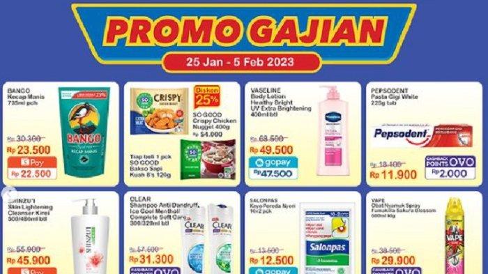 KATALOG Lengkap Promo Indomaret Hingga 5 Februari 2023, Beras 5 Sak Rp58.500, Ada Diskon ...
