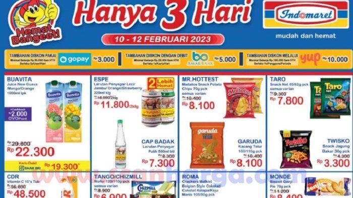 KATALOG Lengkap Promo JSM Indomaret 10-12 Februari 2023, Telur Kecap Sabun Diskon, Ada Cashback ...